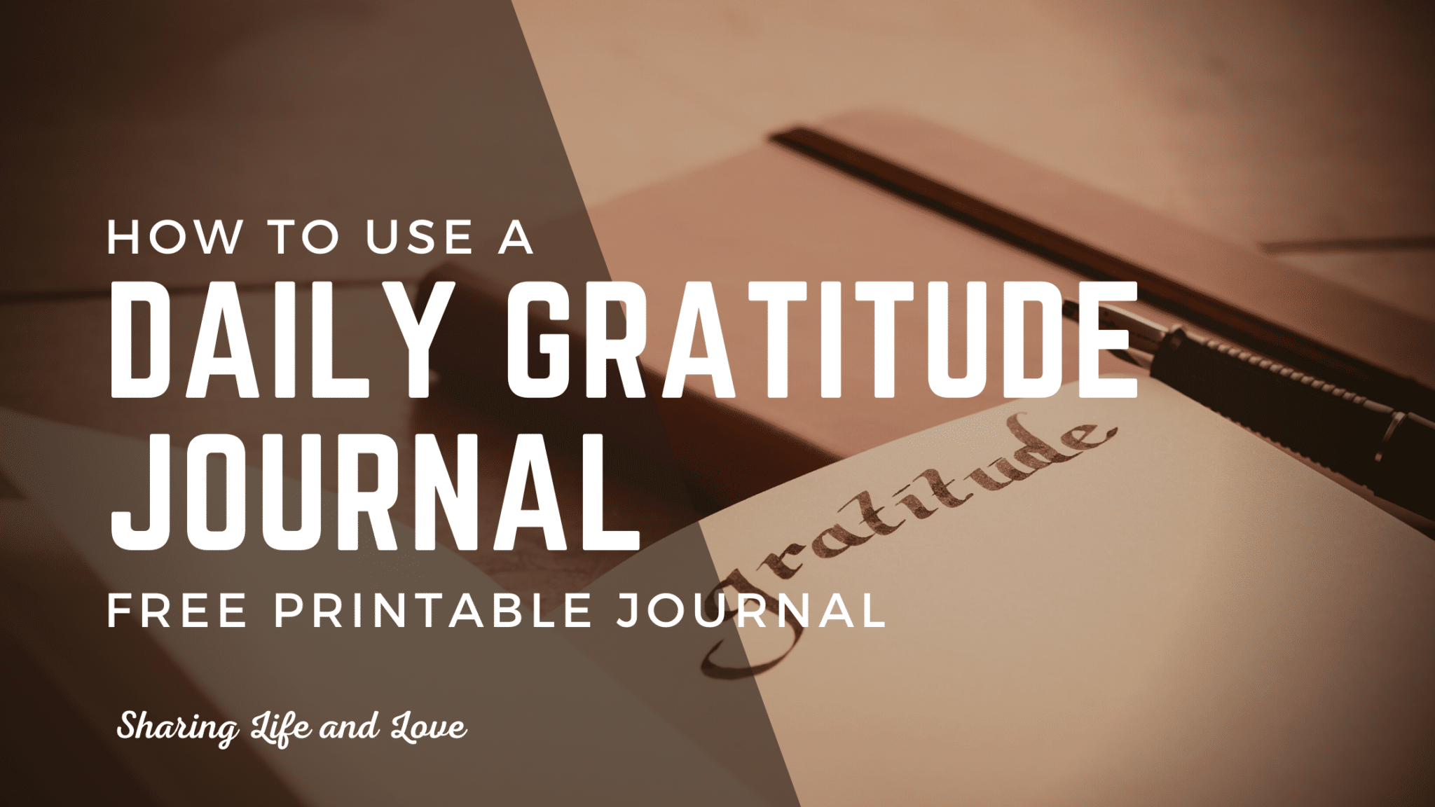 How to Use a Daily Gratitude Journal with Prompts + Free Journal ...